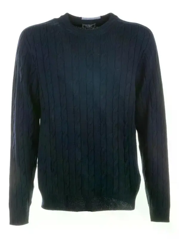 Peserico Cable-knit Crew-neck Sweater