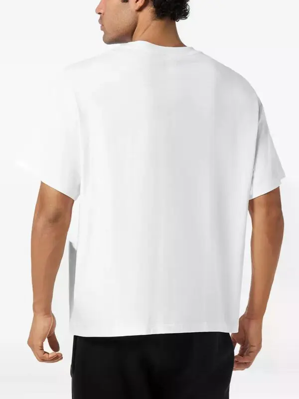 PLEIN SPORT Logo-print Round-neck T-shirt - White