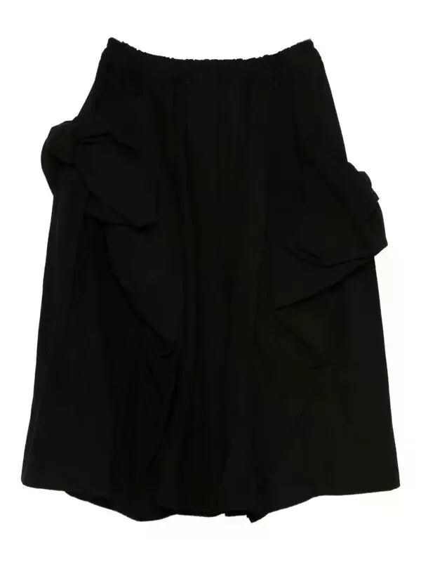Comme Des Garçons Elasticated-waistband Midi Skirt
