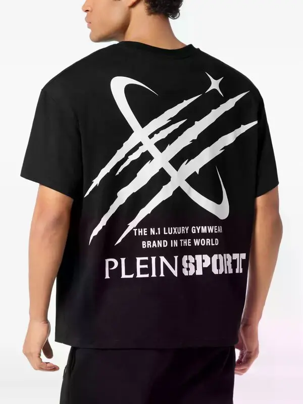 PLEIN SPORT Scratch-print T-shirt