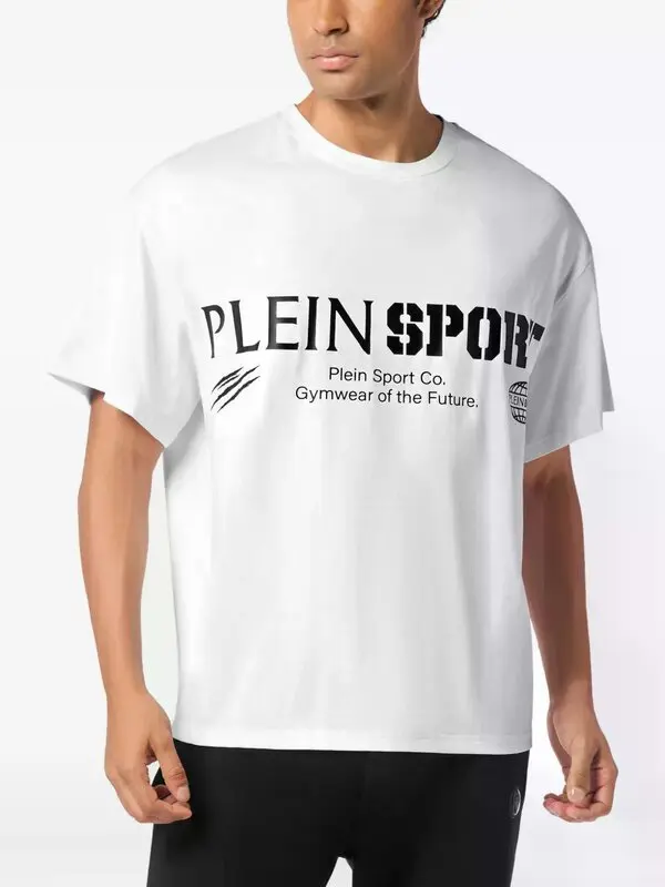 PLEIN SPORT Logo-print Round-neck T-shirt