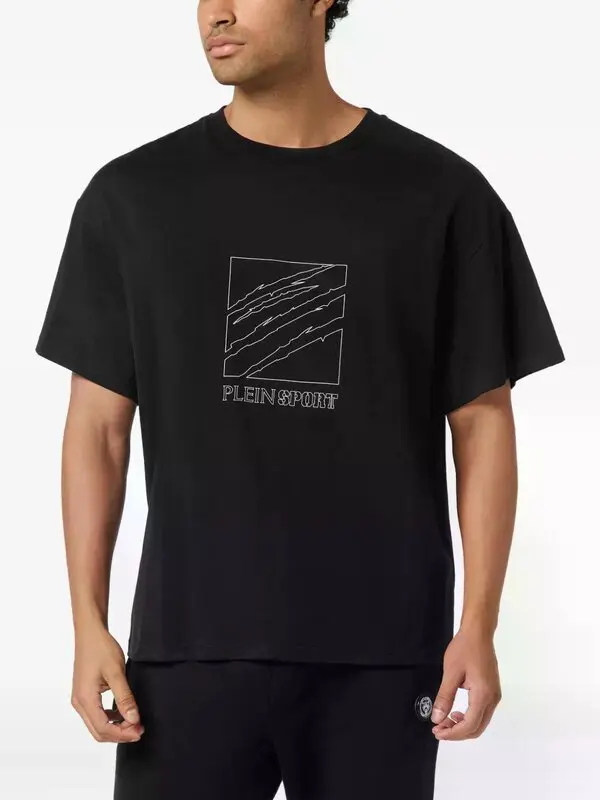 PLEIN SPORT Outline-logo T-shirt