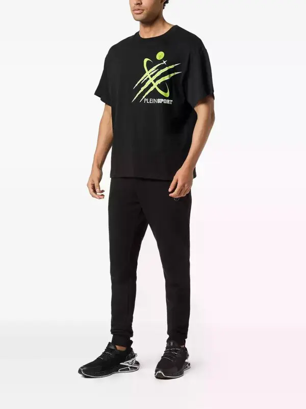 PLEIN SPORT Scratch-print T-shirt