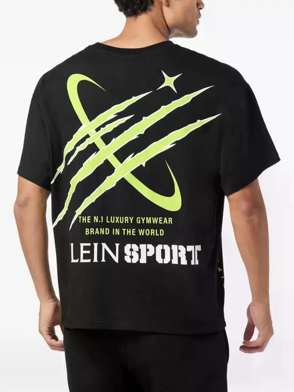PLEIN SPORT Scratch-print T-shirt