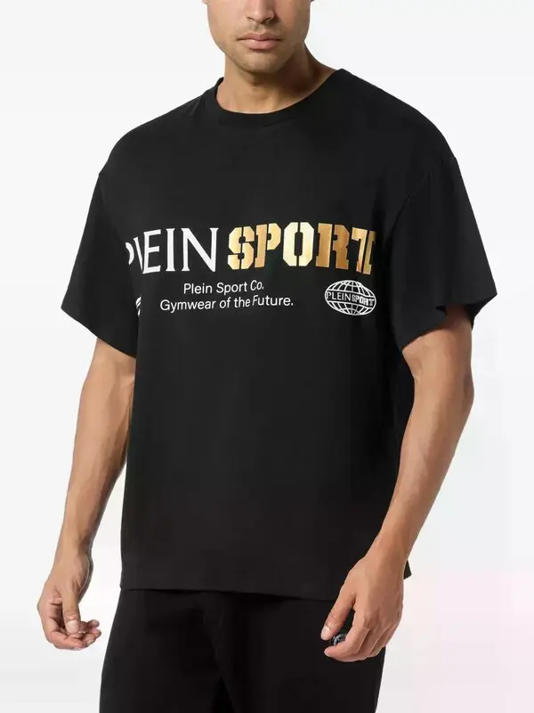 PLEIN SPORT Logo-print Round-neck T-shirt