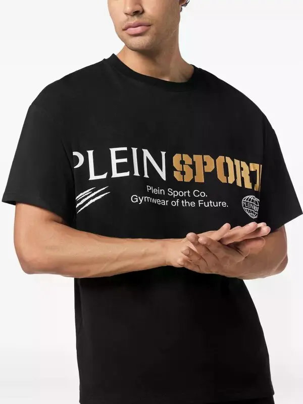 PLEIN SPORT Logo-print Round-neck T-shirt