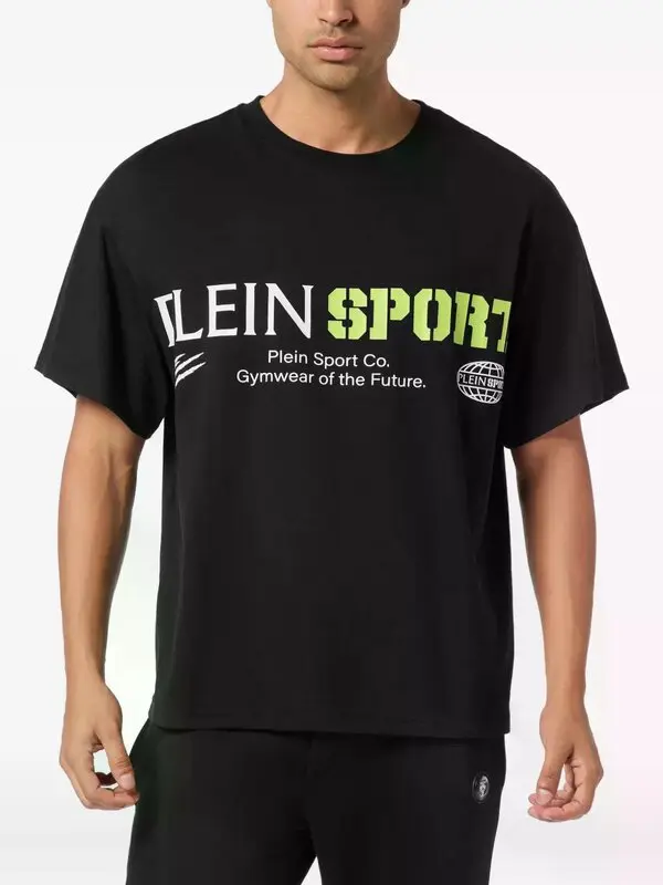 PLEIN SPORT Logo-print Round-neck T-shirt