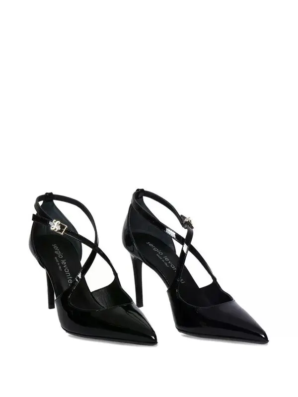 SERGIO LEVANTESI Delizia56 Pointed Pumps - Black