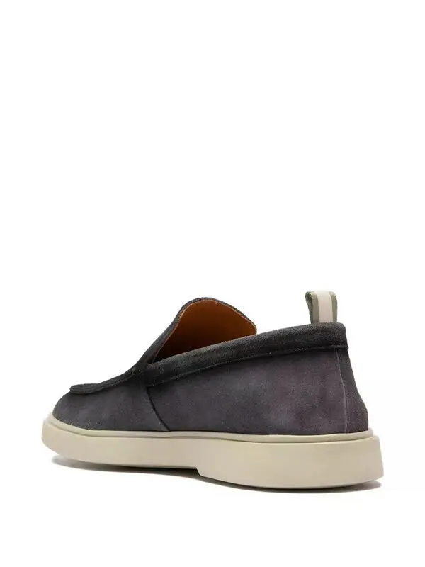 Officine Creative Bones Suede Loafers - Grey