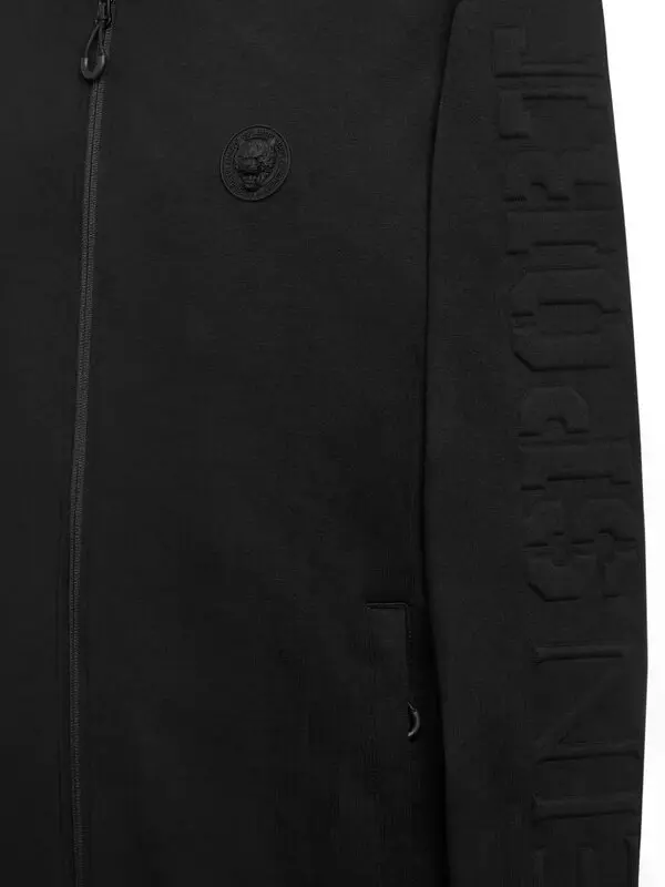 PLEIN SPORT Embossed Hoodie Sweatjacket