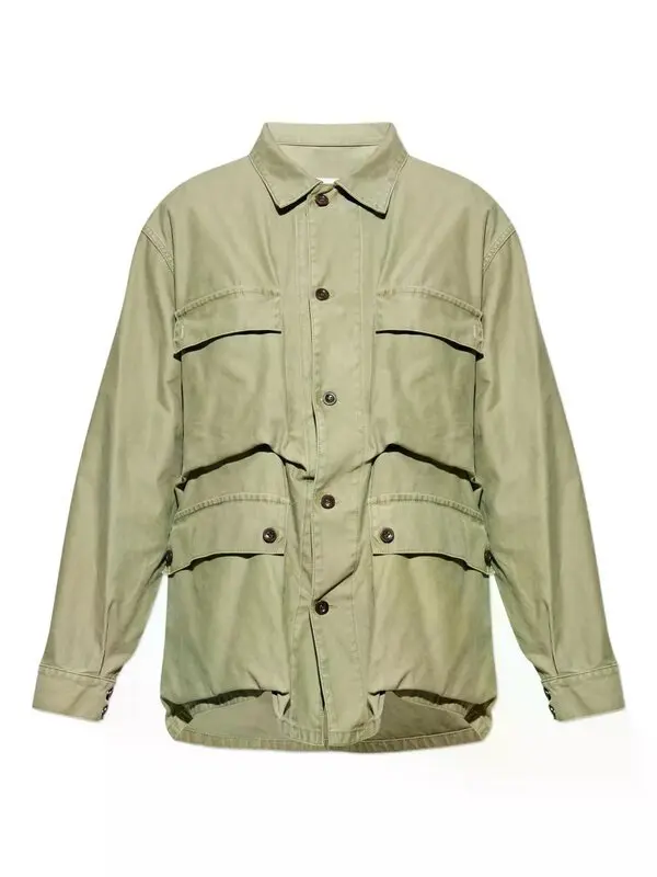 MAISON MARGIELA Buttoned Jacket With Multiple Pockets
