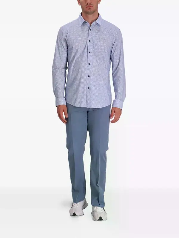 Emporio Armani Cotton Pants - Blue