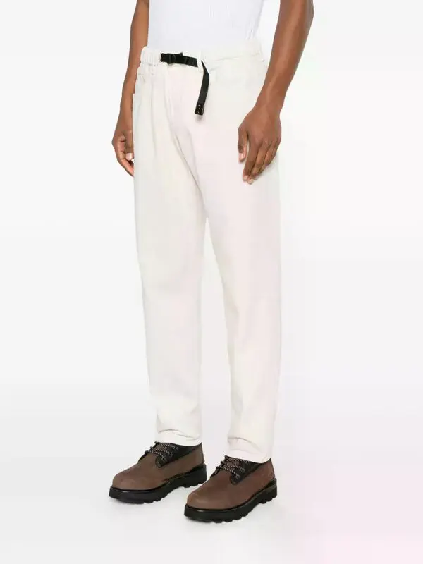 WHITE SAND Buckle Trousers
