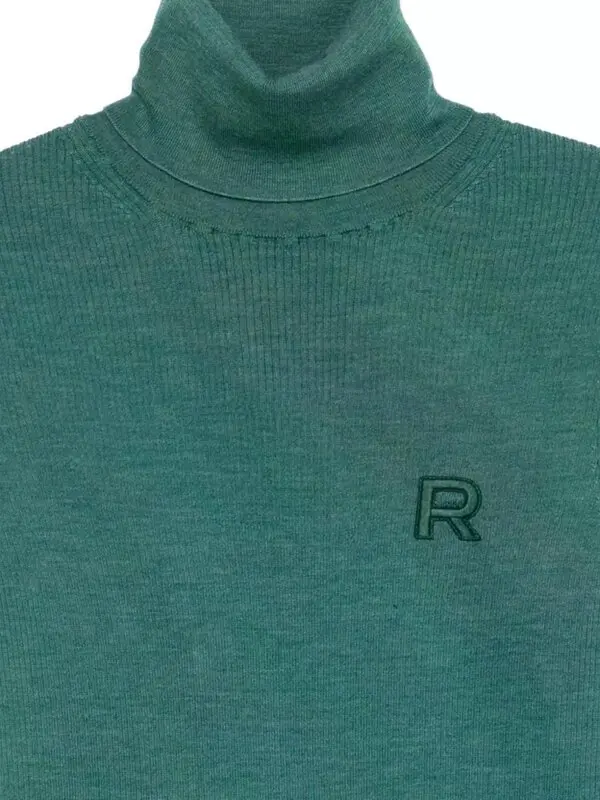 Rochas Logo-patch Turtleneck Top