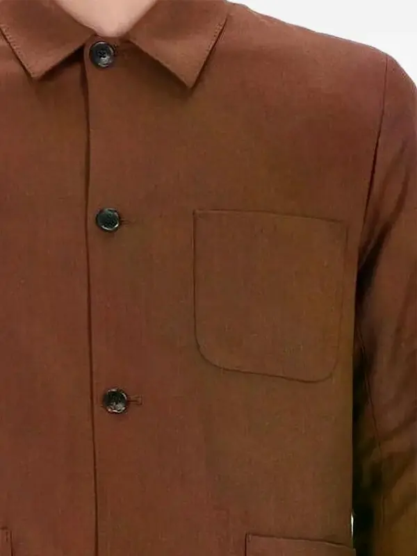 Paul Smith Patch-pocket Jacket - Brown