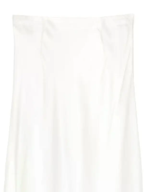 FRENKEN Base Flowy Skirt - White