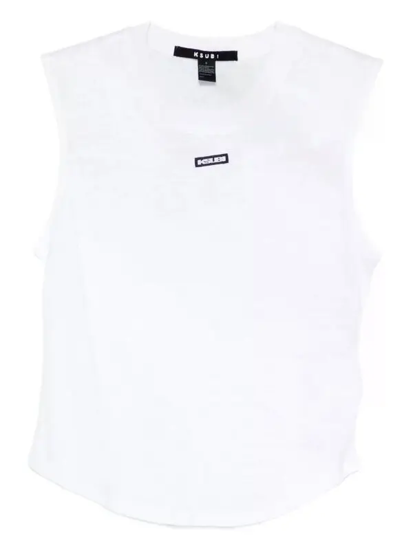 Ksubi Labels Moss Tank Top - White