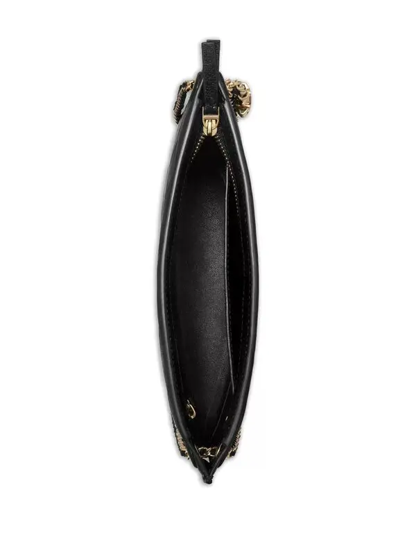Tory Burch Fleming Quilted Clutch Bag - Black