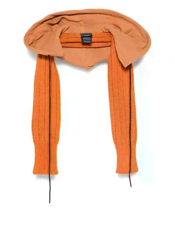 MERYLL ROGGE Ribbed Knit Hood - Orange