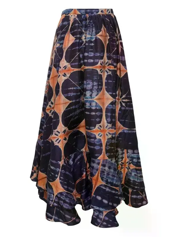 Ulla Johnson Mae Printed Skirt - Blue