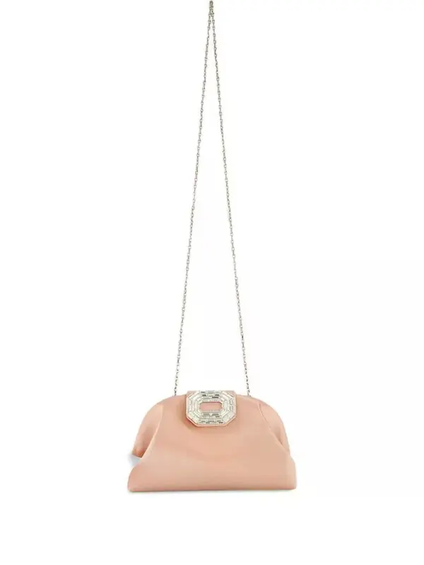 Amina Muaddi Camelia Chain-strap Clutch