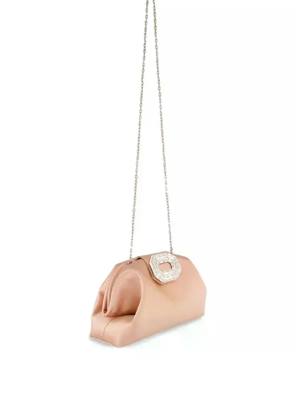 Amina Muaddi Camelia Chain-strap Clutch