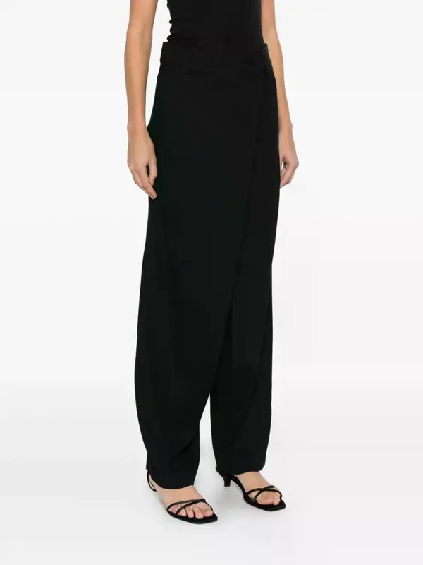 CARLA G. Pleated Palazzo Trousers