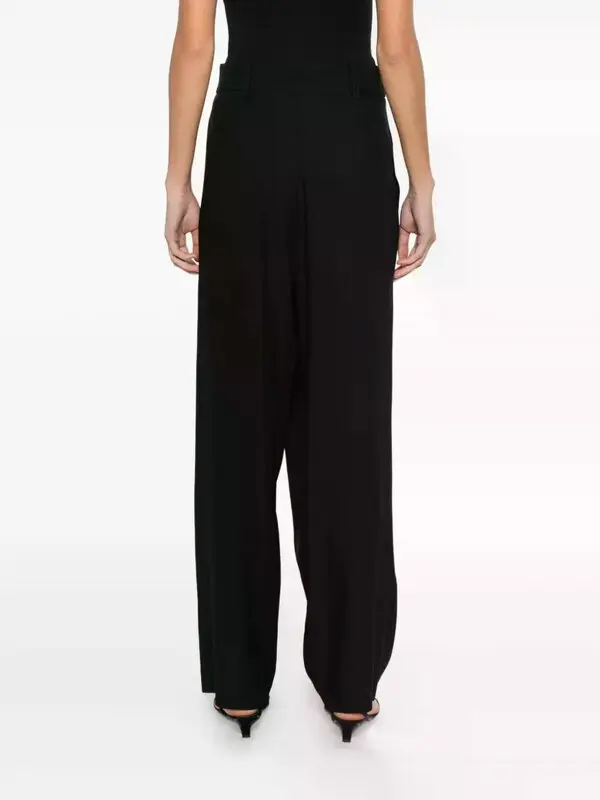 CARLA G. Pleated Palazzo Trousers