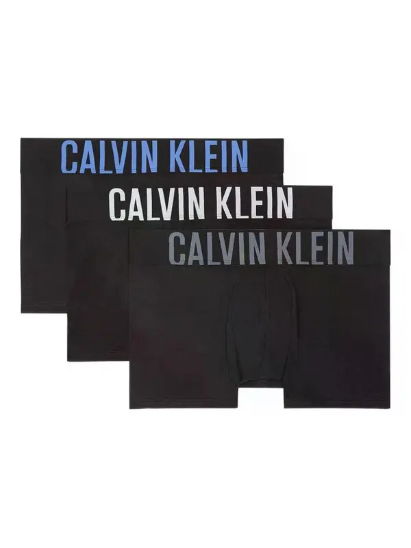 Calvin Klein Logo-waistband Boxers - Black