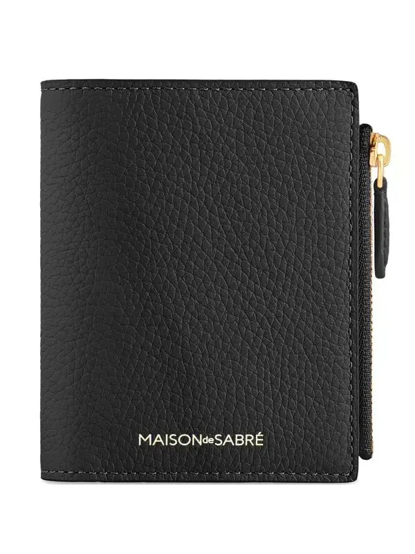 MAISON DE SABRE Leather Bi-fold Wallet - Black