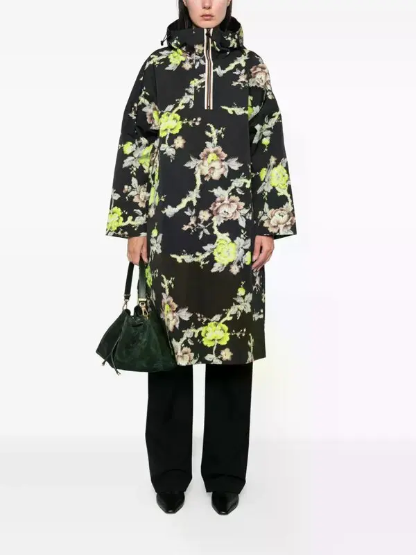 PSOPHIA Floral-print Hooded Parka