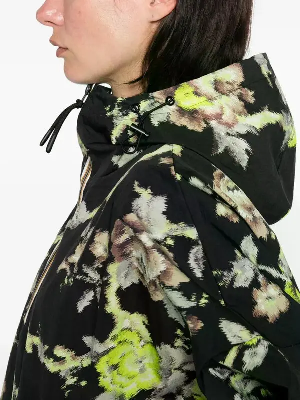 PSOPHIA Floral-print Hooded Parka