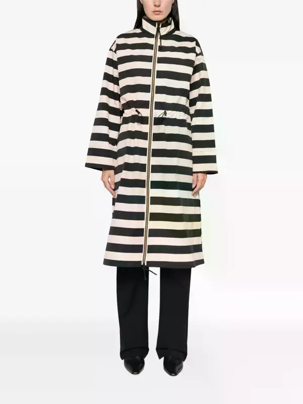 PSOPHIA Striped Parka Coat