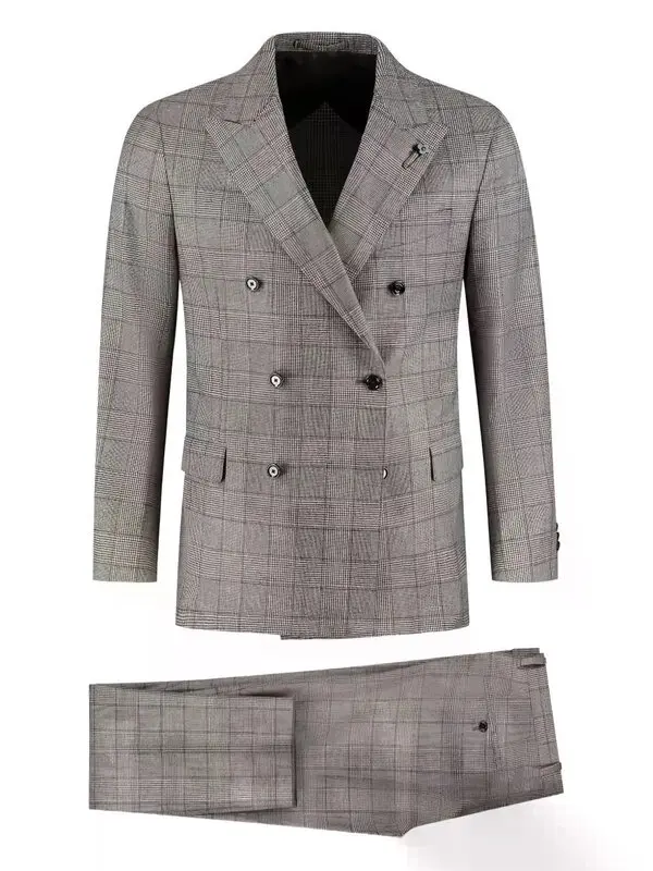 LARDINI Checked Suit