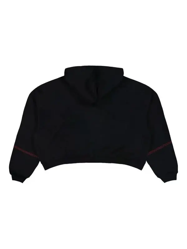 GMBH Logo-embroidered Hooded Sweatshirt