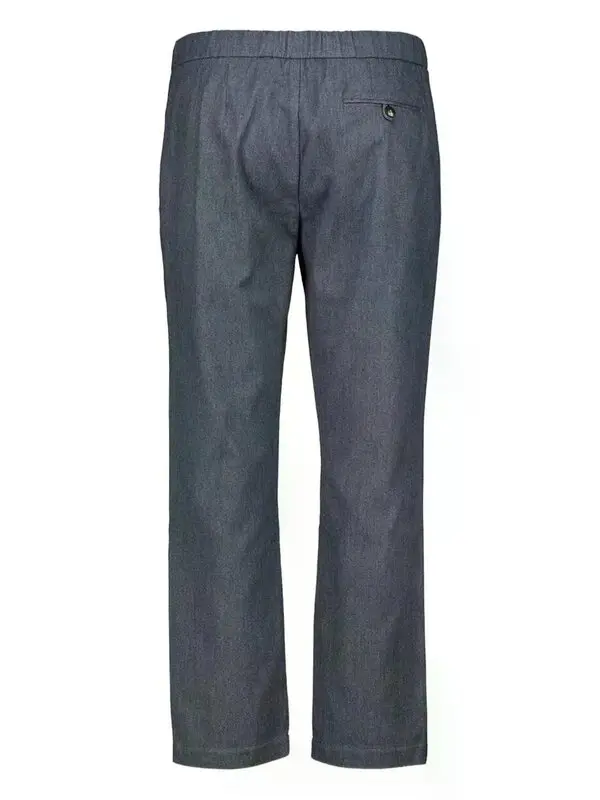 Frescobol Carioca Herringbone-pattern Trousers - Blue