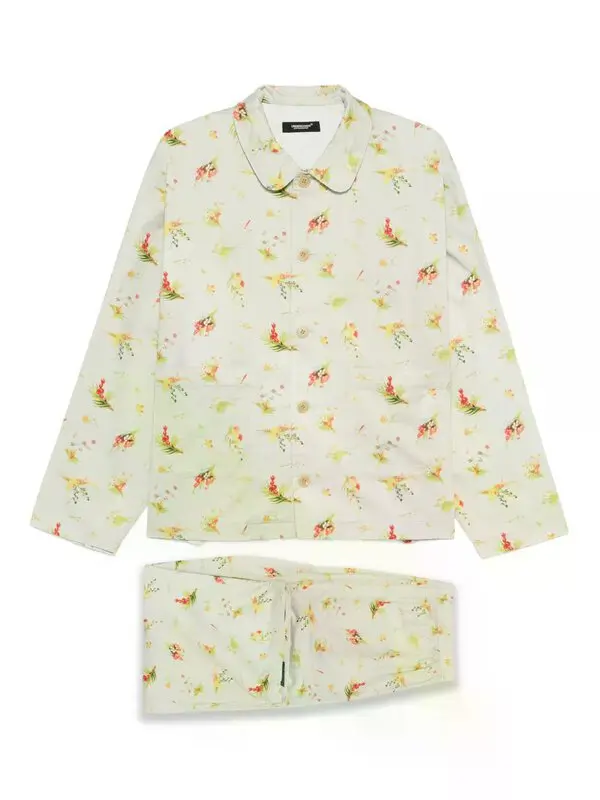 UNDERCOVERISM Floral-pattern Shirt And Trousers Set - Green