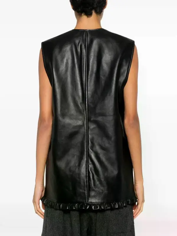 NICCOLO PASQUALETTI Lea Gala Leather Gilet