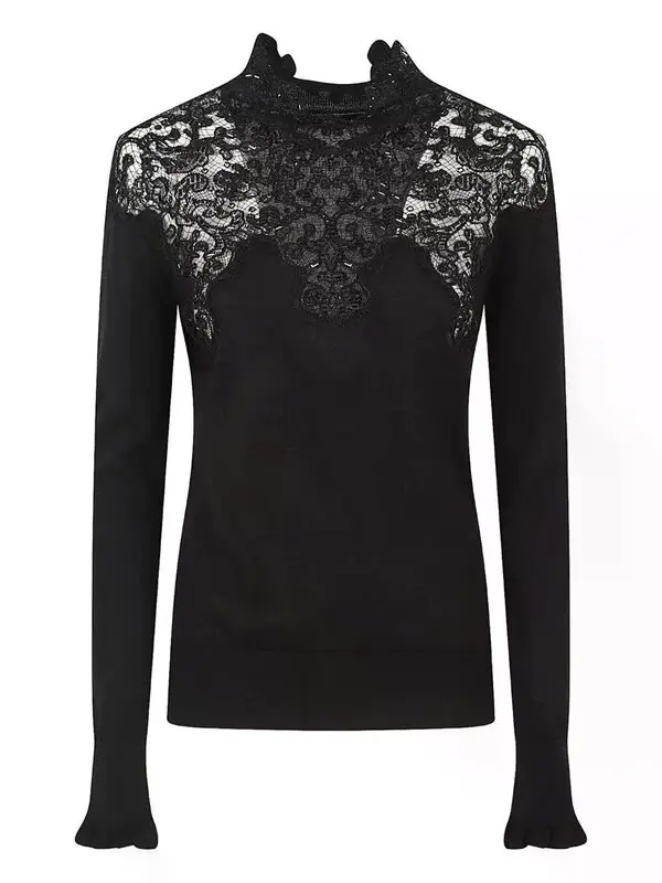Ermanno Scervino Lace Beaded Top