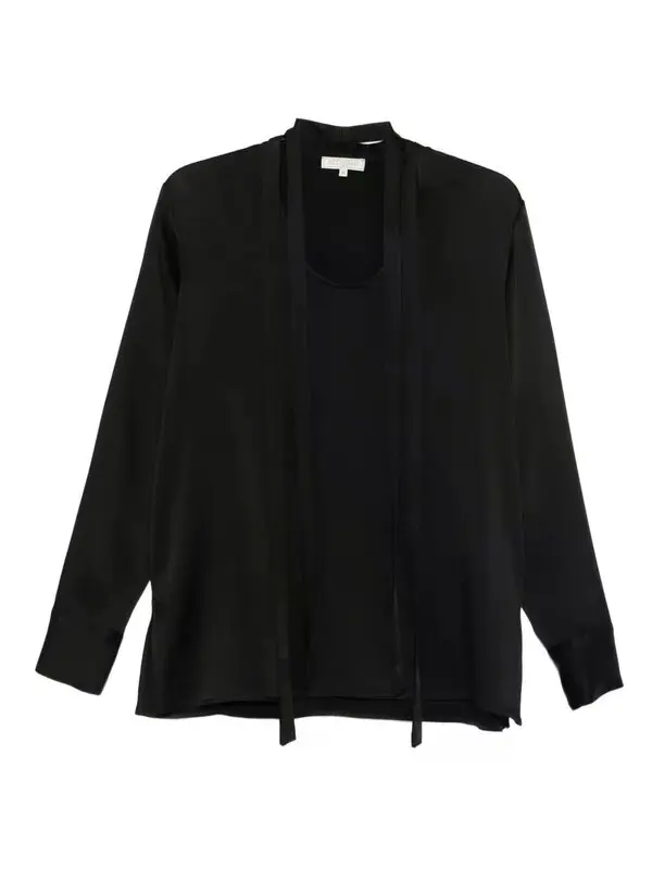 Antonelli Firenze Abete Tie-neck Blouse - Brown