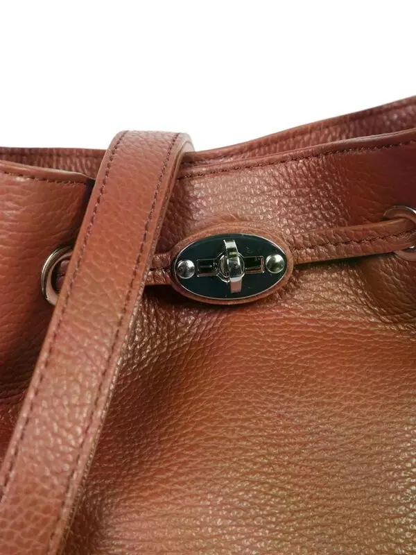 ZANELLATO Turn-lock Leather Shoulder Bag