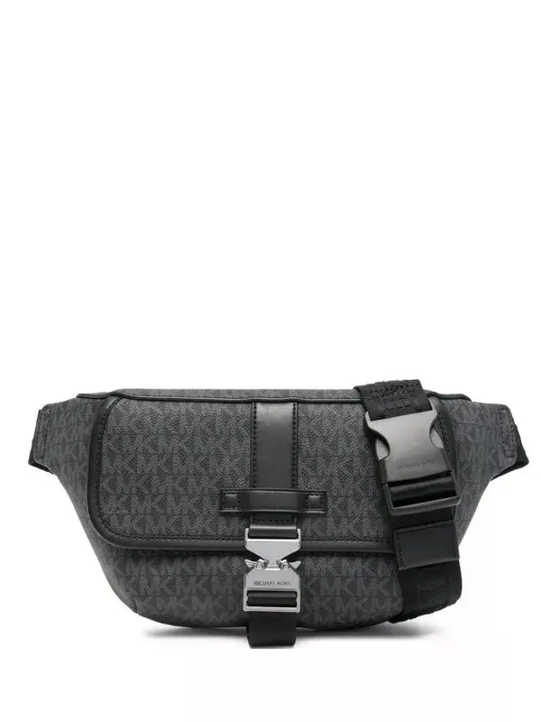 Michael Kors Hudson Logo Buckle Belt Bag - Black