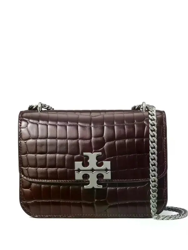 Tory Burch Eleanor Croc-embossed Shoulder Bag