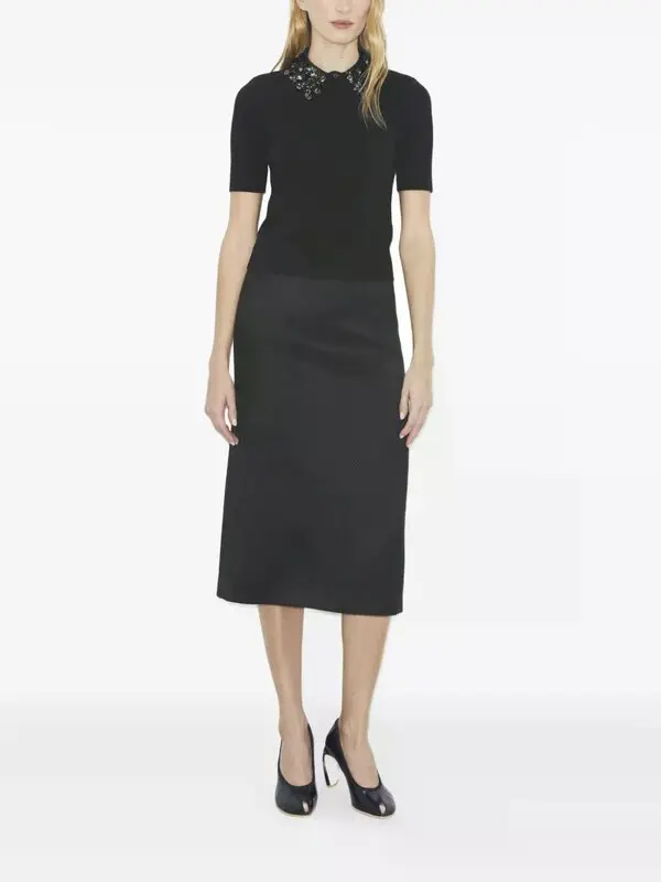 Tory Burch Embellished-collar Top