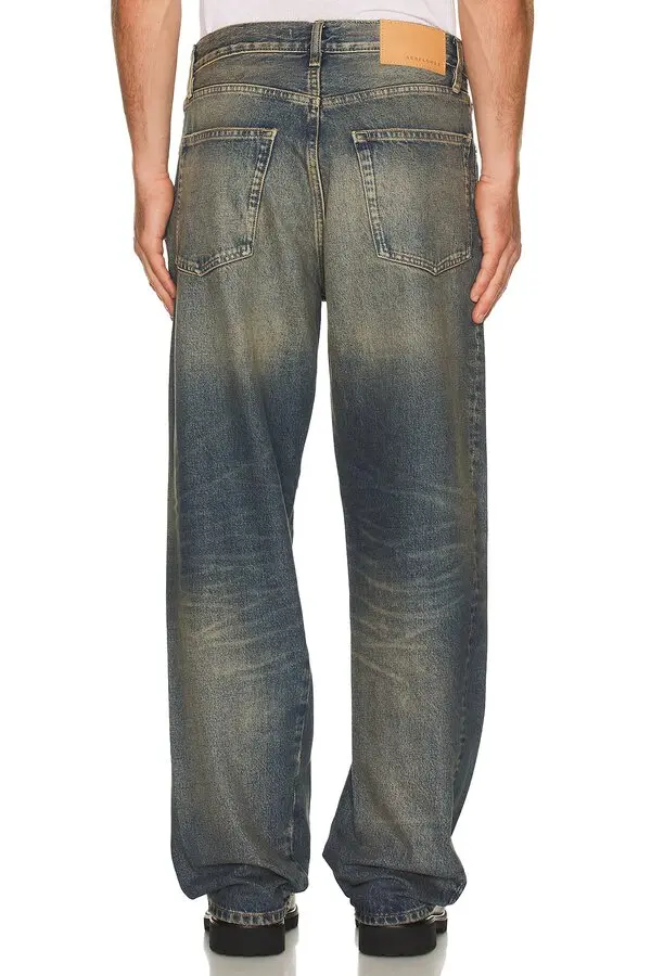 SUNFLOWER Wide Twist Denim - Dirty Blue