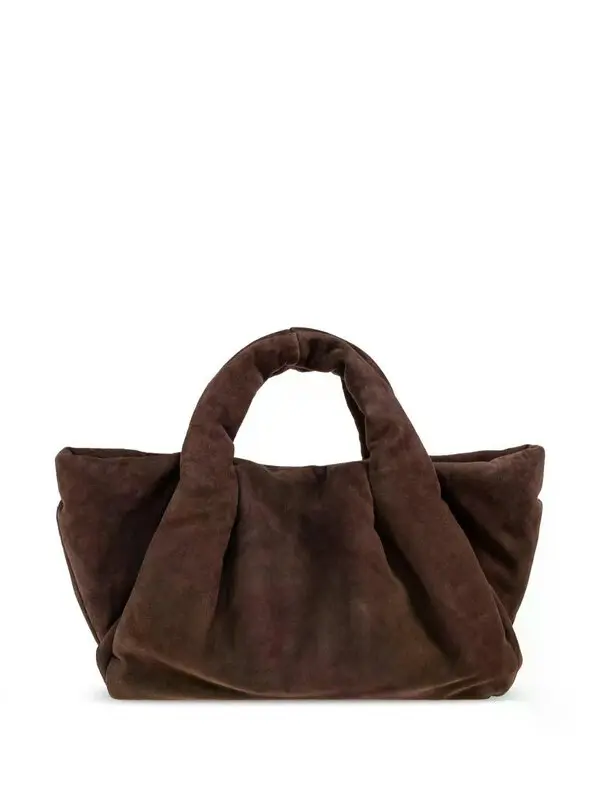 Munthe Lixia Ruched Tote Bag - Brown