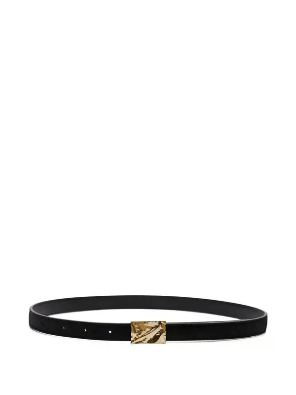 Loulou De Saison Morgan Buckled Belt - Black
