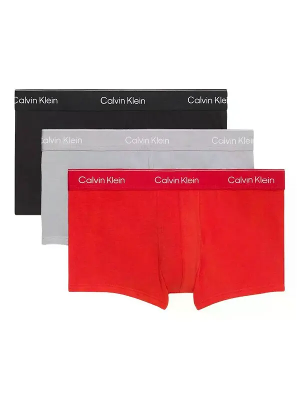 Calvin Klein Logo-waistband Boxers - Black