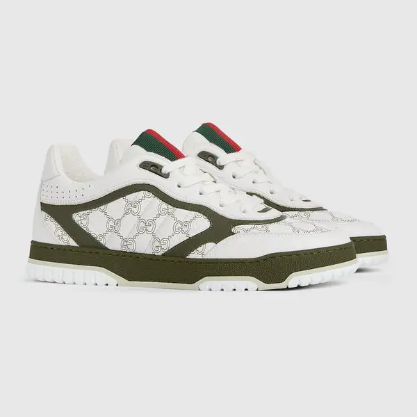 Gucci Re-web Leather Sneaker - White