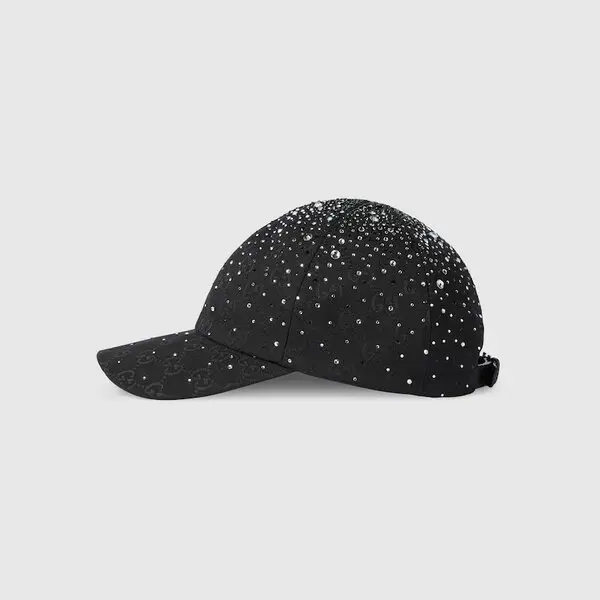 Gucci Gg Canvas Baseball Hat - Black